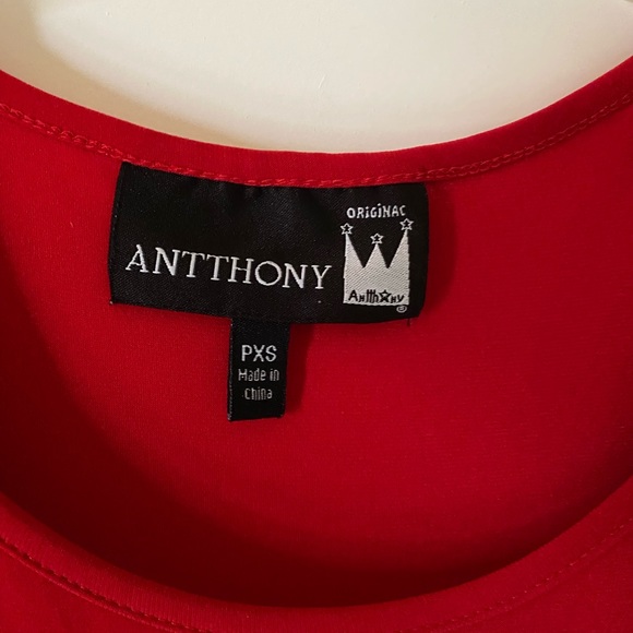 Antthony Original | Dresses | Antthony Original Redblack Long Dress ...